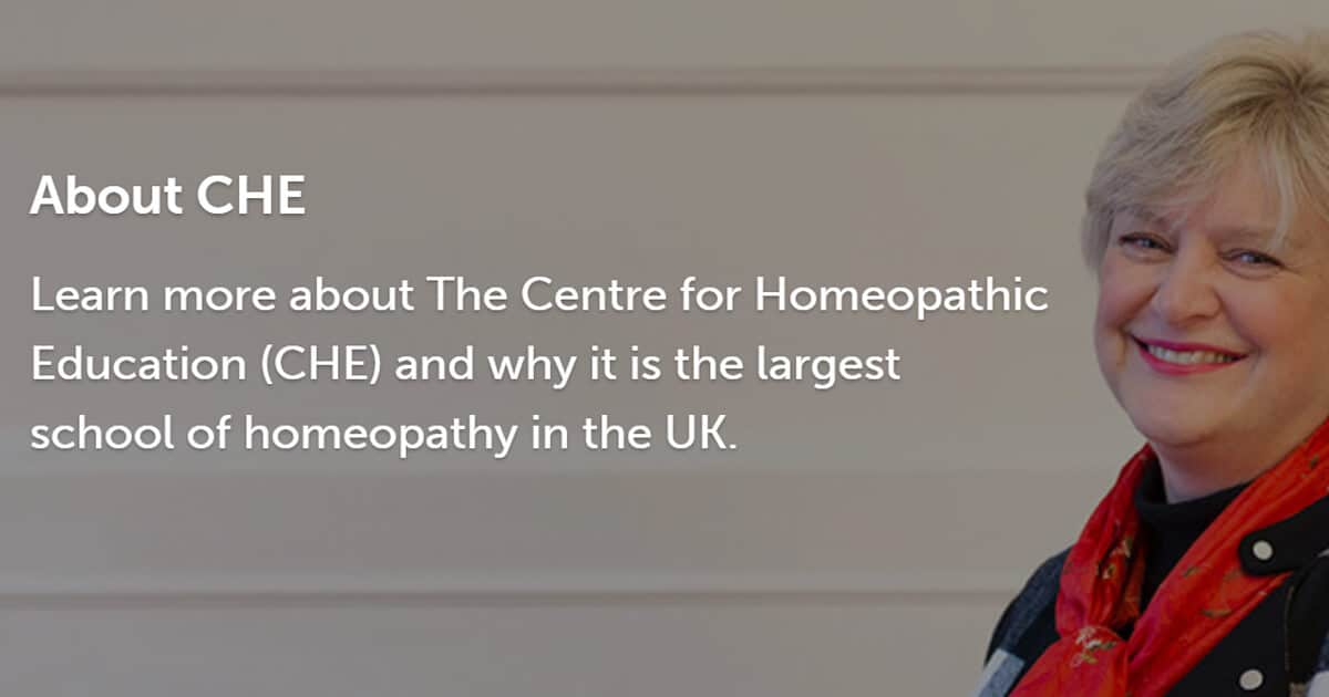 About CHE | Centre for Homeopathic Education
