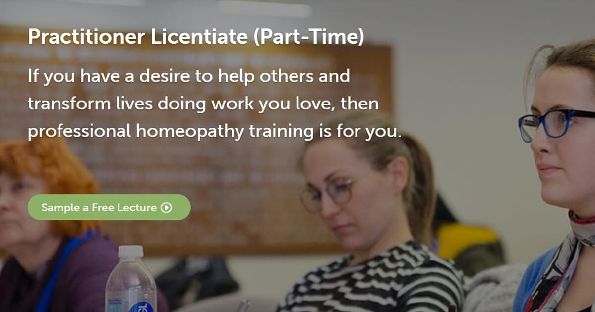 4-Year Practitioner Course | Centre for Homeopathic Education